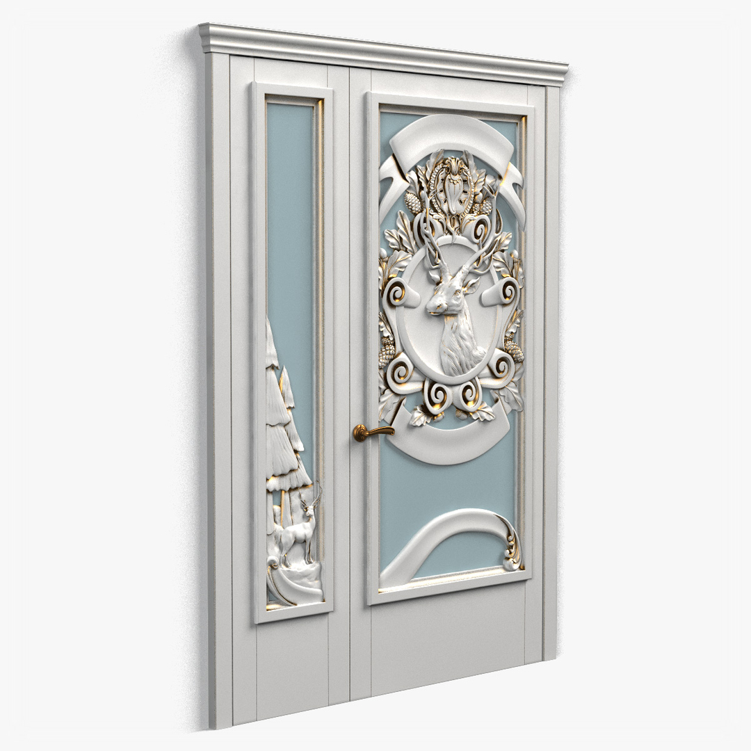 door cnc 3d model