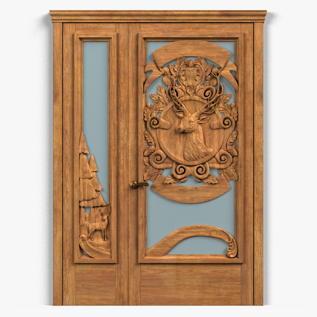 door cnc 3d model