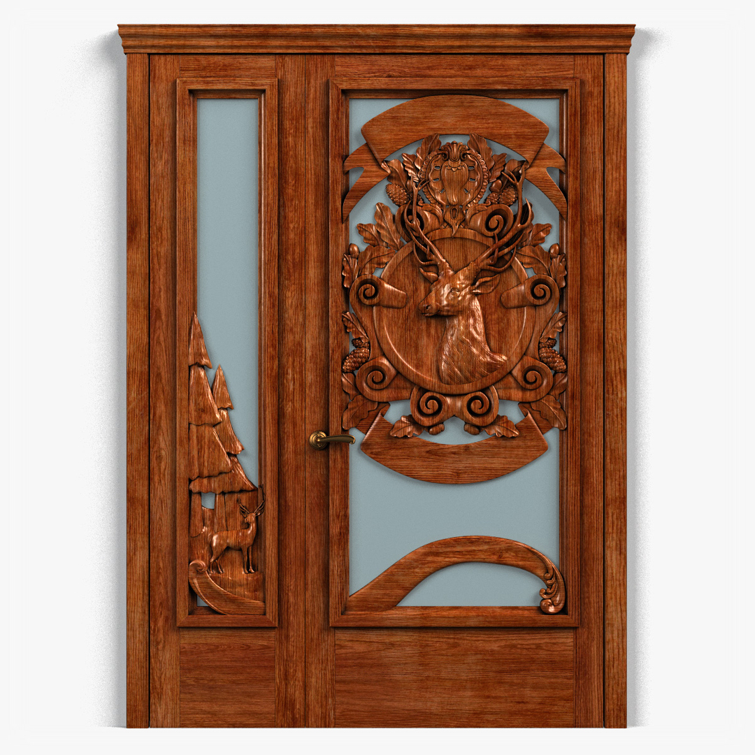 door cnc 3d model