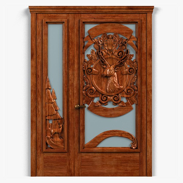 door cnc 3d model