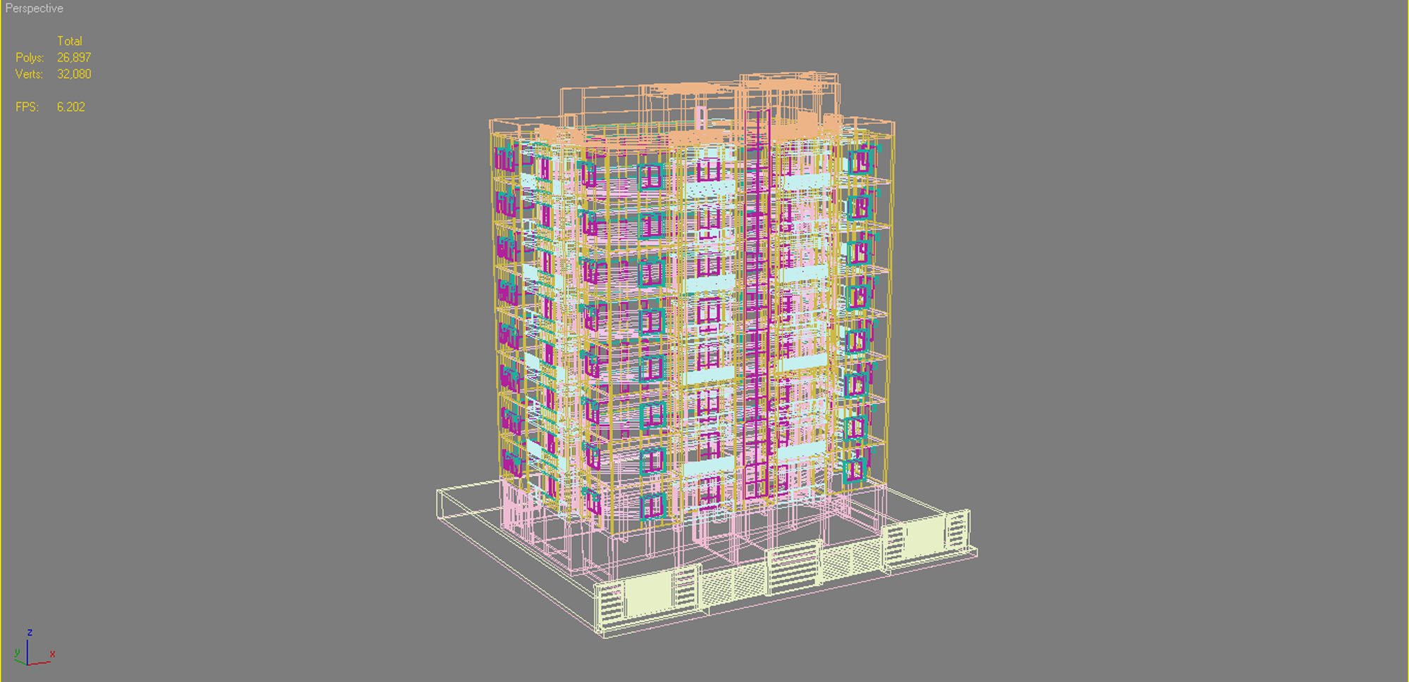 Free building apartment 3D model - TurboSquid 1315556