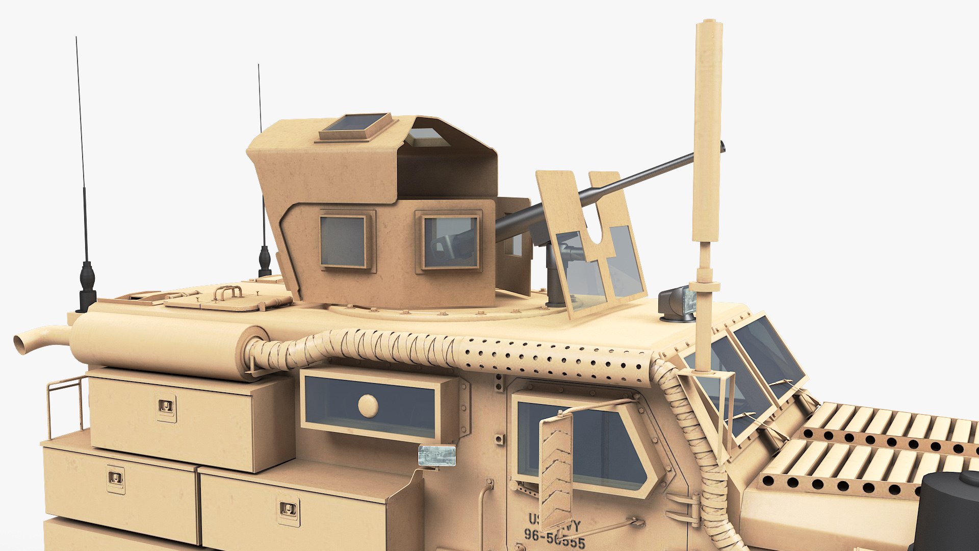 MRAP Cougar 4x4 Heavy Guns Carrier 3D Model - TurboSquid 1785107