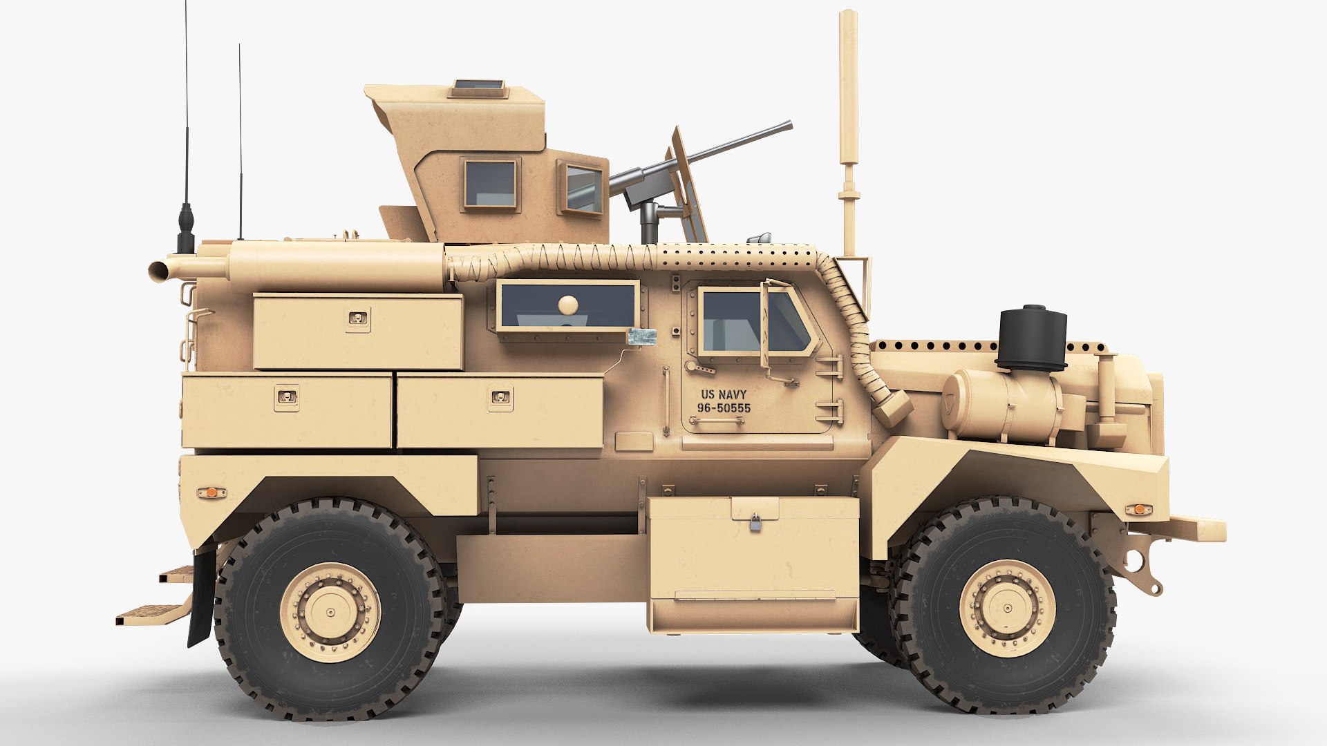 MRAP Cougar 4x4 Heavy Guns Carrier 3D Model - TurboSquid 1785107