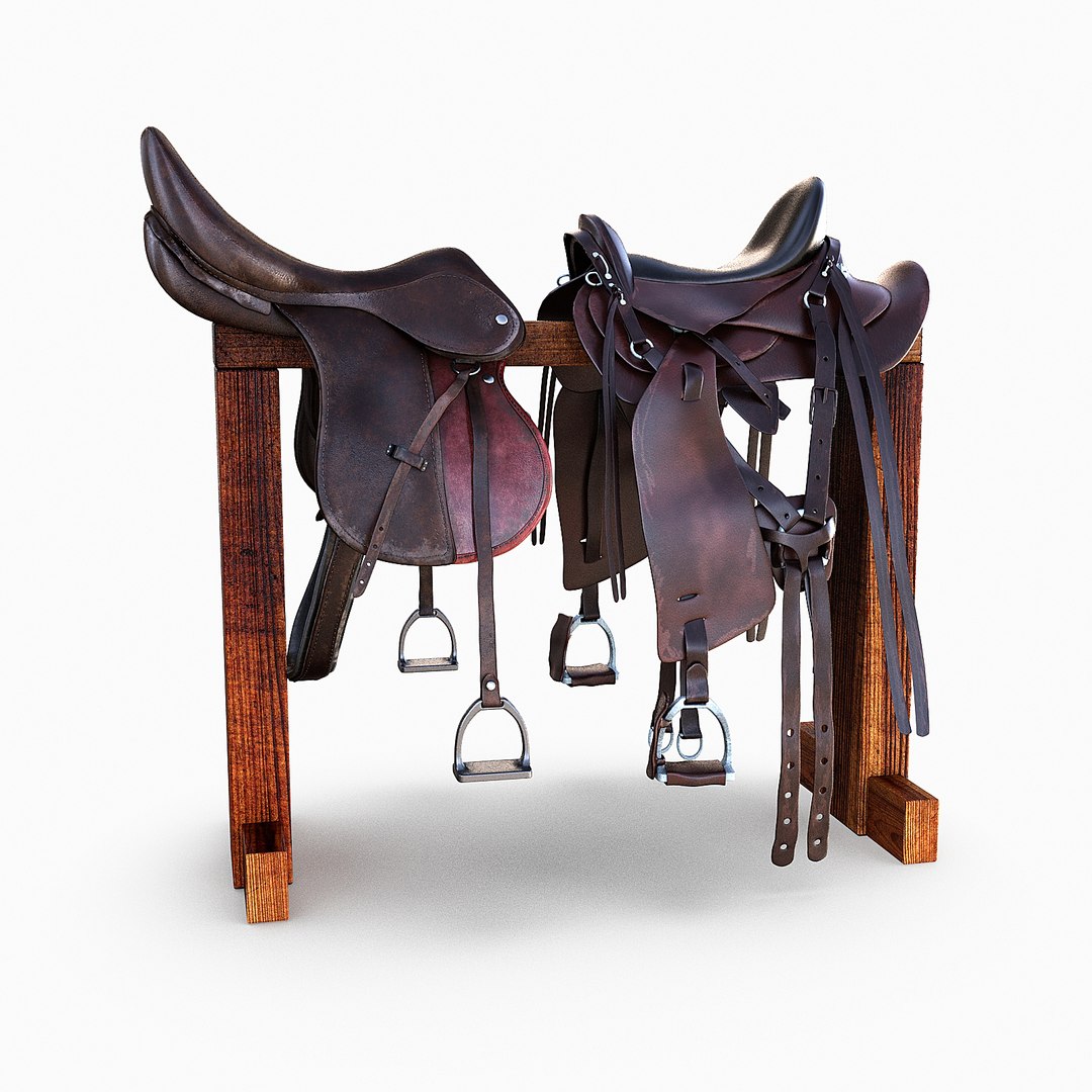 Horse Saddle 3d Model