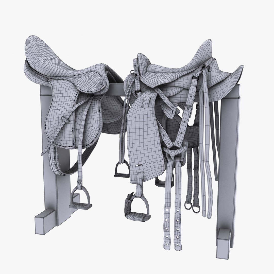 Horse Saddle 3d Model