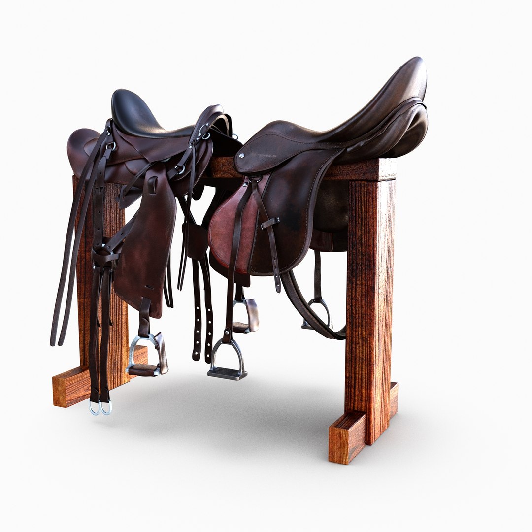 Horse Saddle 3d Model