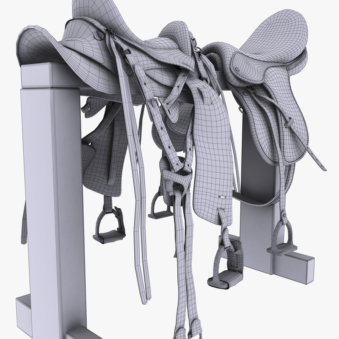 Horse Saddle 3d Model