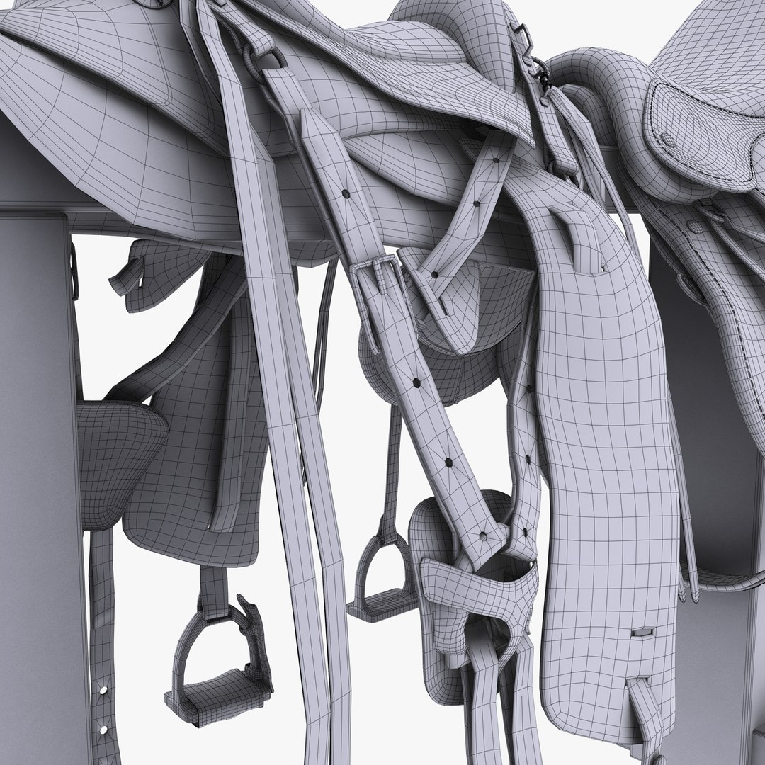 Horse Saddle 3d Model