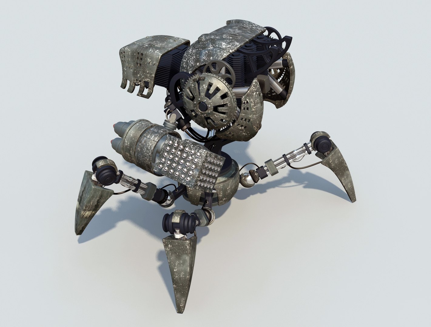 3d Robot Battle Model