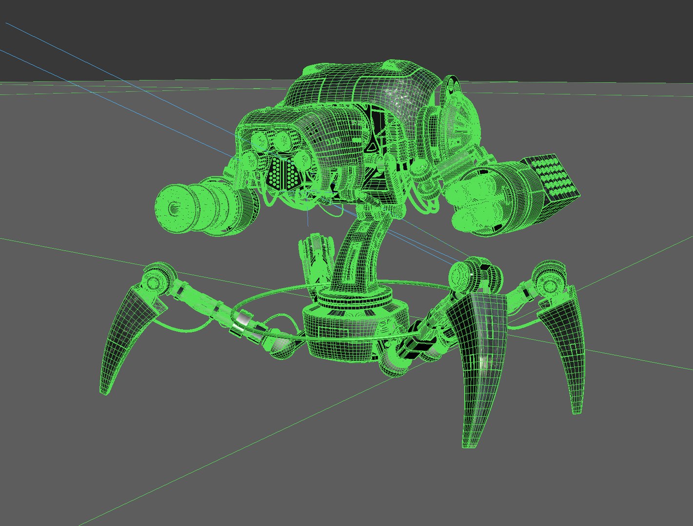 3d Robot Battle Model