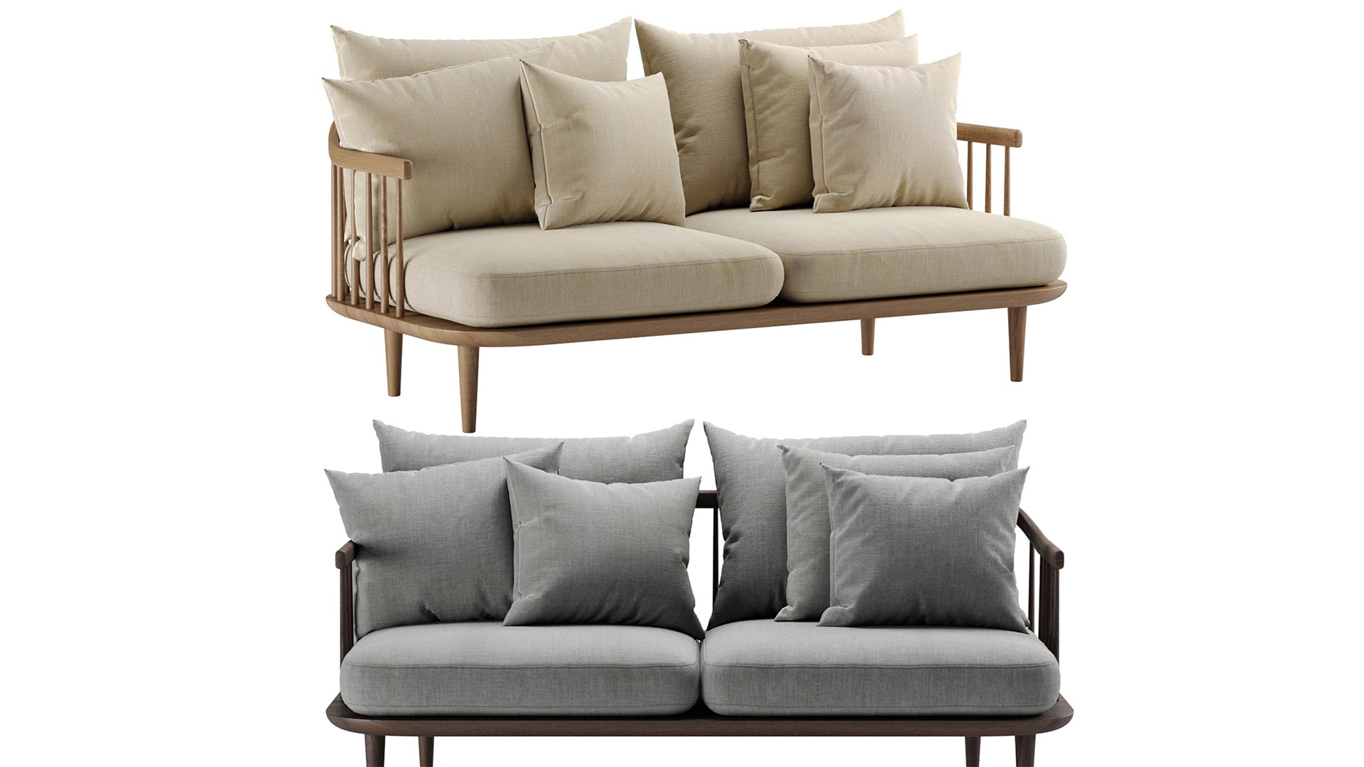 FLY SC2 Sofa 3D Model - TurboSquid 2425598