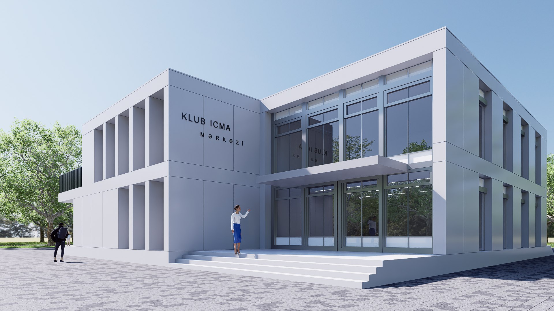 3D Town Center Building Model - TurboSquid 2398798