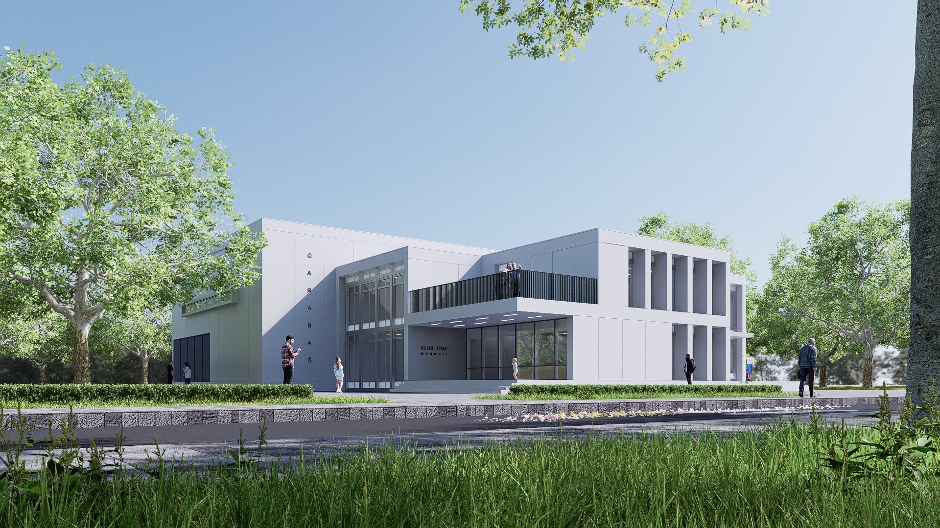 3D Town Center Building Model - TurboSquid 2398798