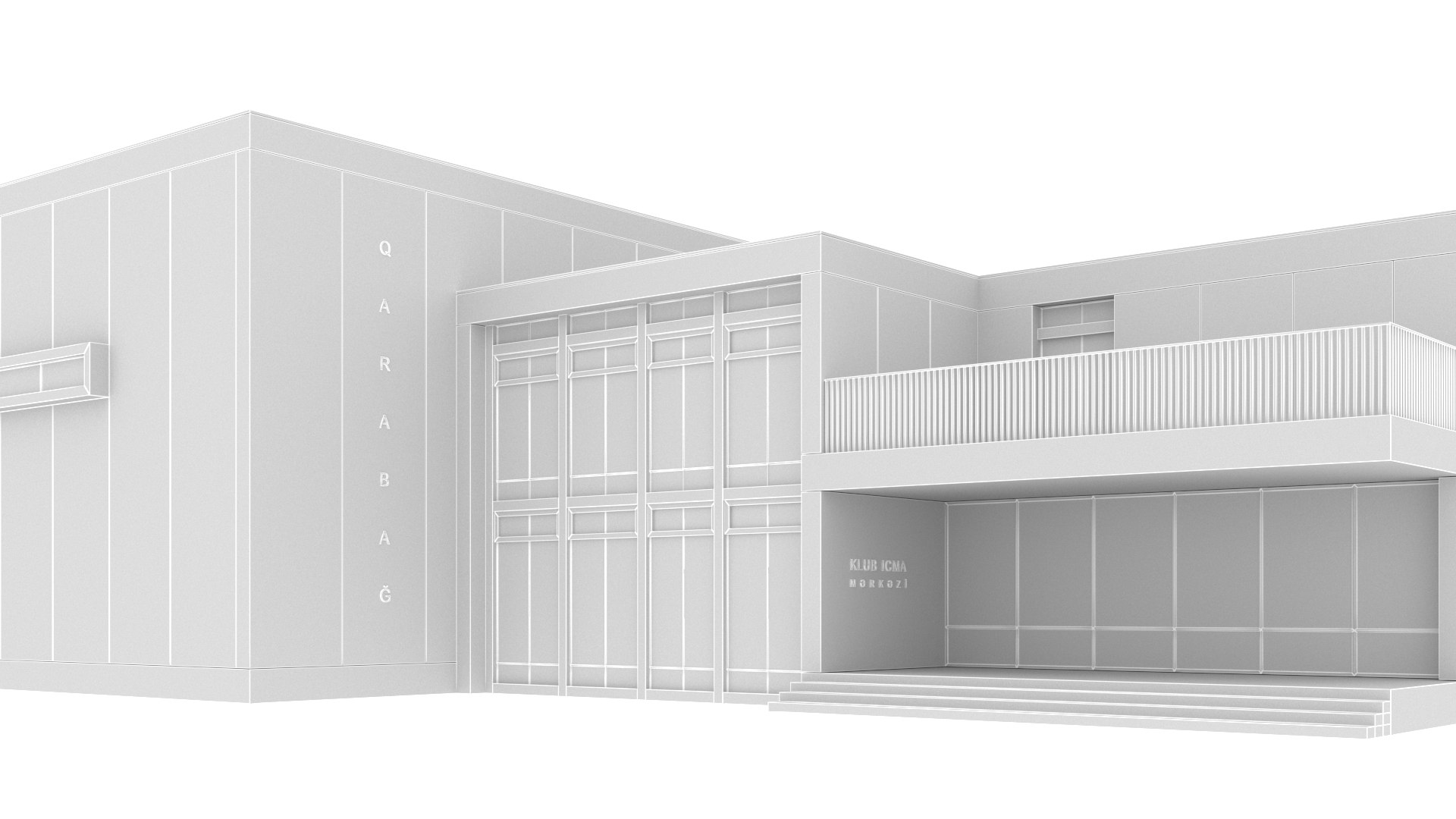 3D Town Center Building Model - TurboSquid 2398798