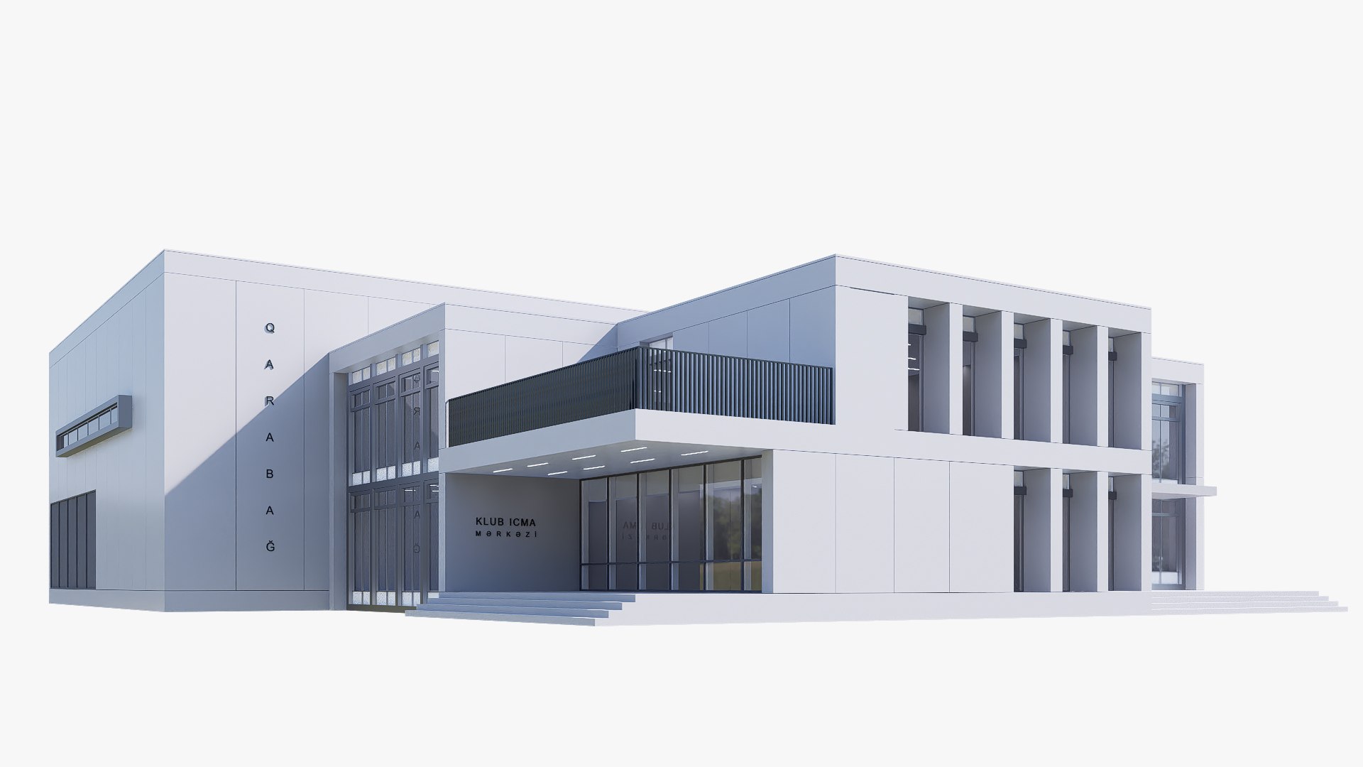 3D Town Center Building Model - TurboSquid 2398798