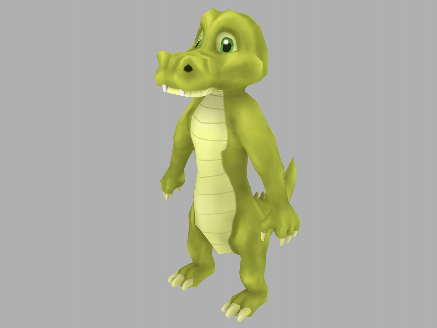 Croc cartoon 3D model - TurboSquid 1300323