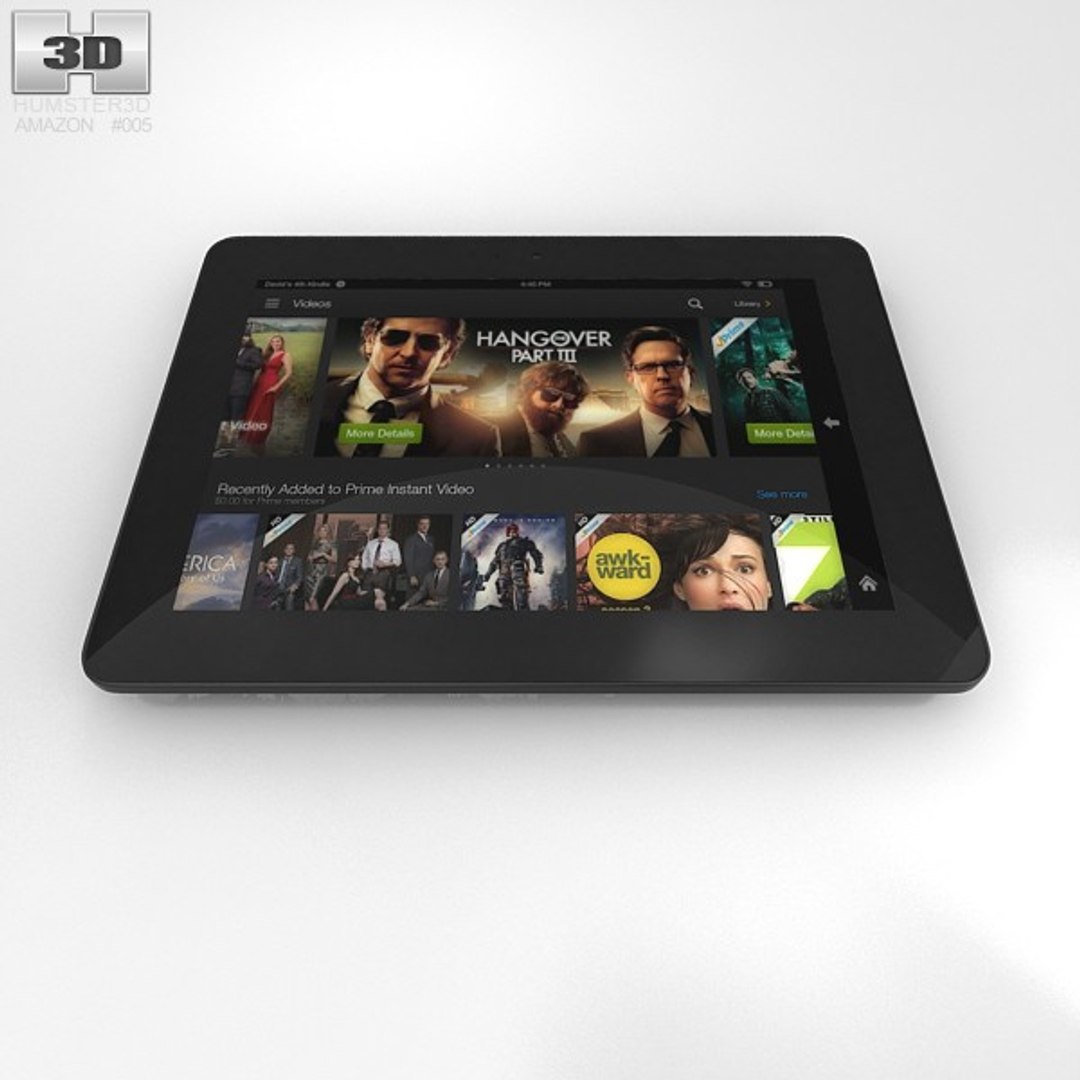 3d amazon kindle model