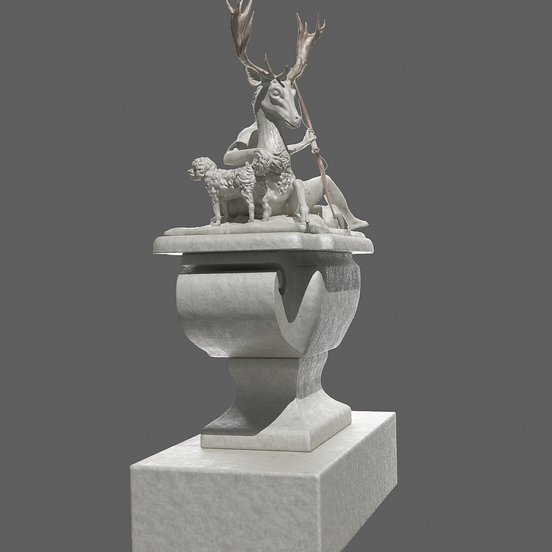 3d Model Fontaine Diane