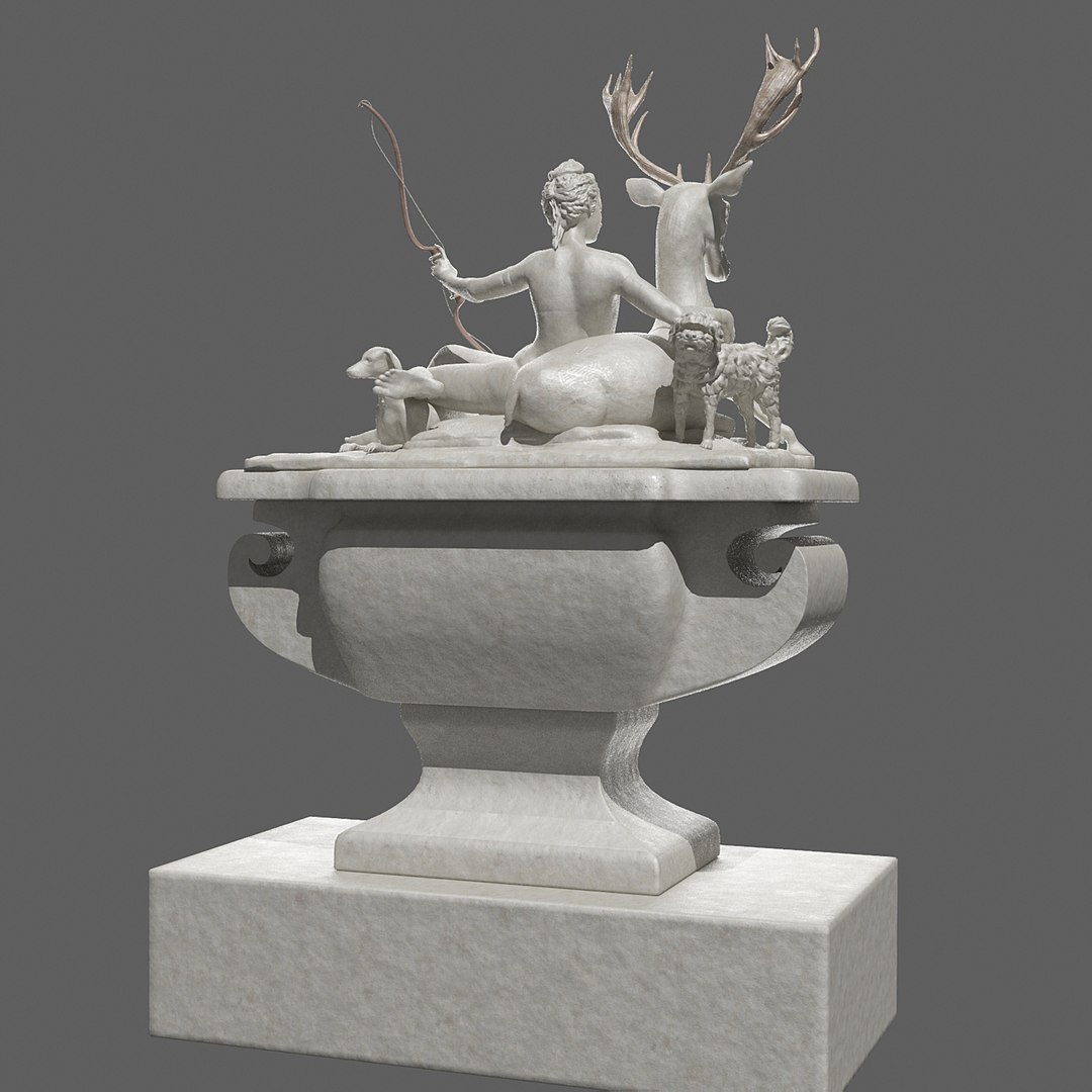 3d Model Fontaine Diane