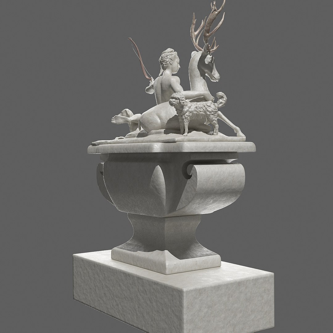3d Model Fontaine Diane