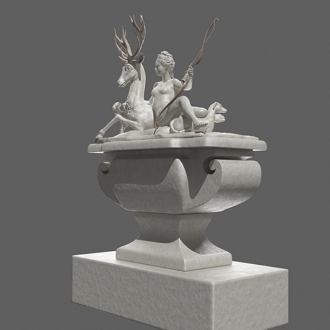 3d Model Fontaine Diane