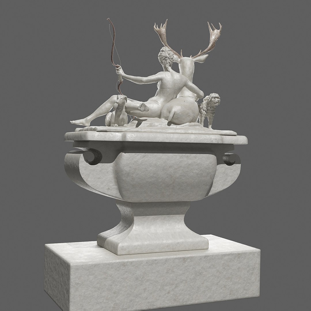 3d Model Fontaine Diane