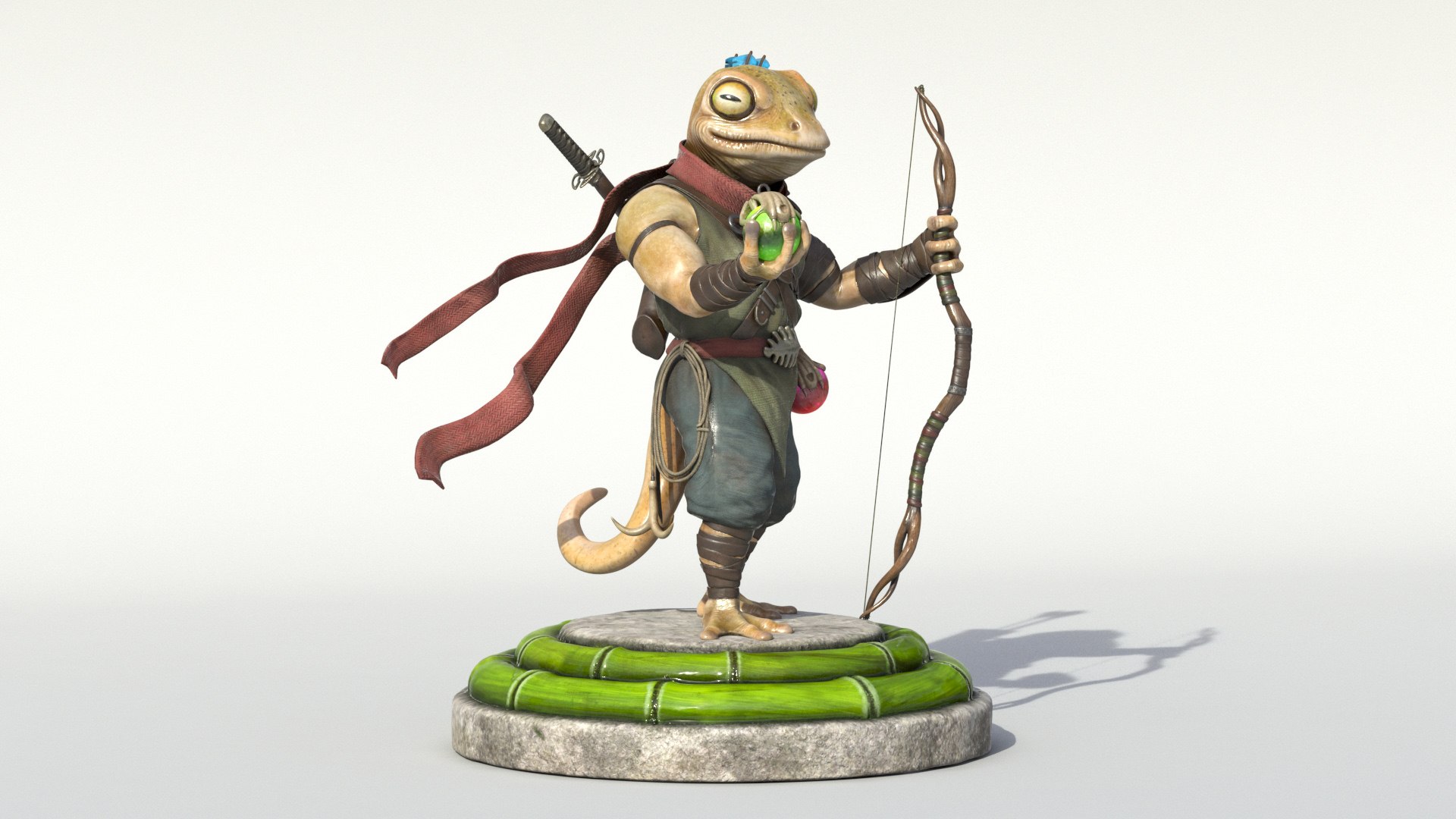 Ninja Toad Characte 3D Model - TurboSquid 1807770