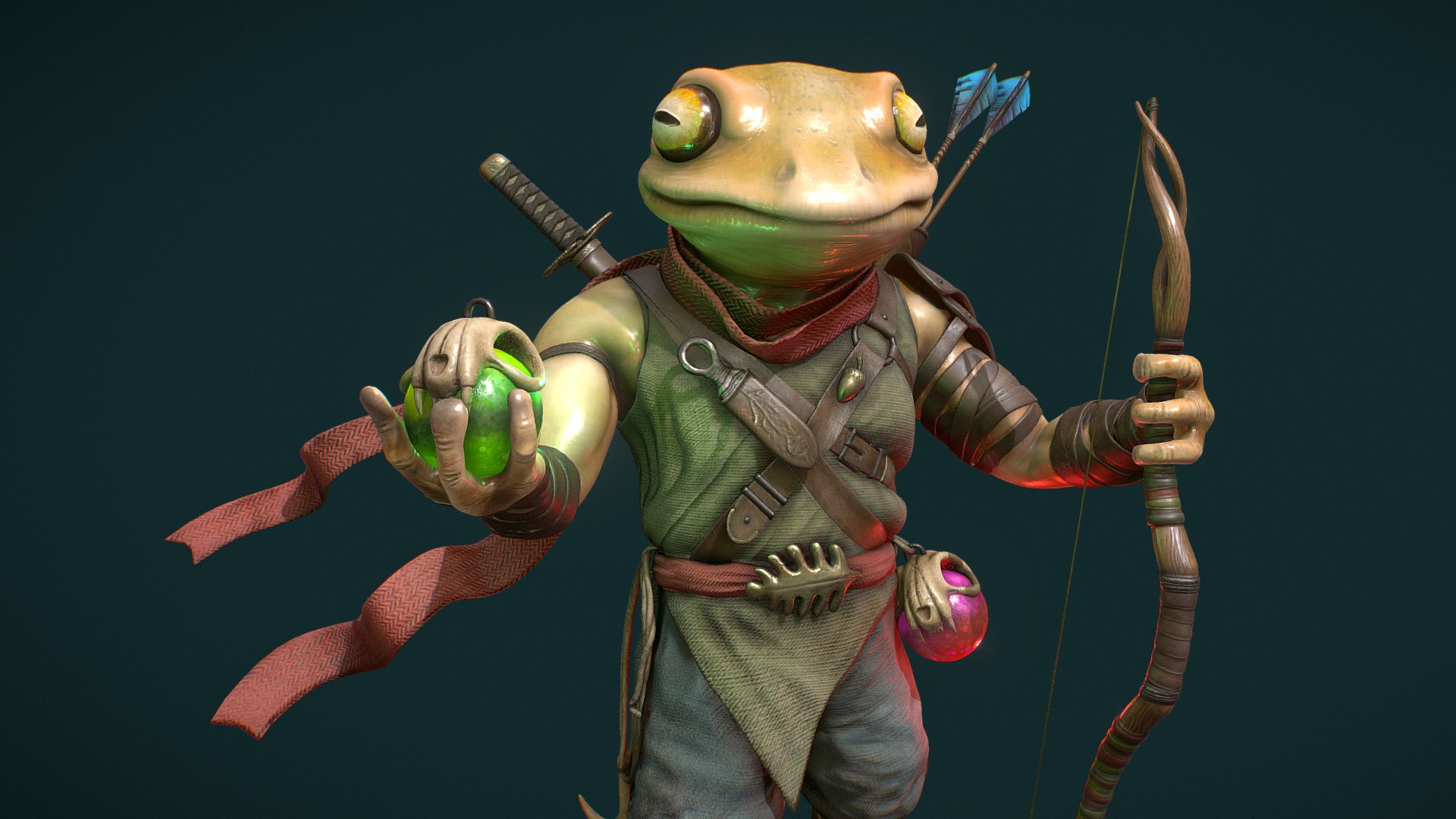 Ninja Toad Characte 3D Model - TurboSquid 1807770