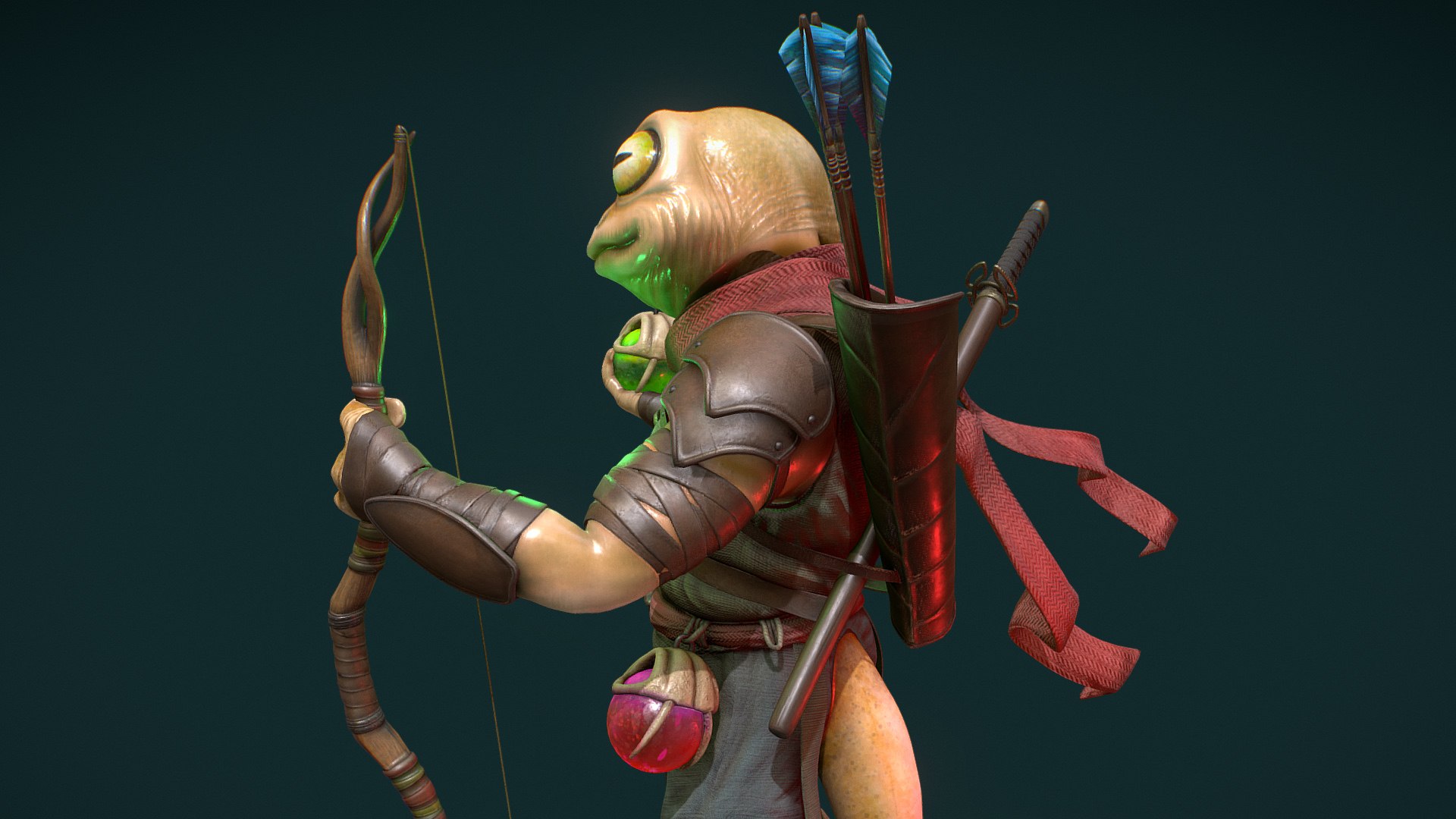 Ninja Toad Characte 3D Model - TurboSquid 1807770