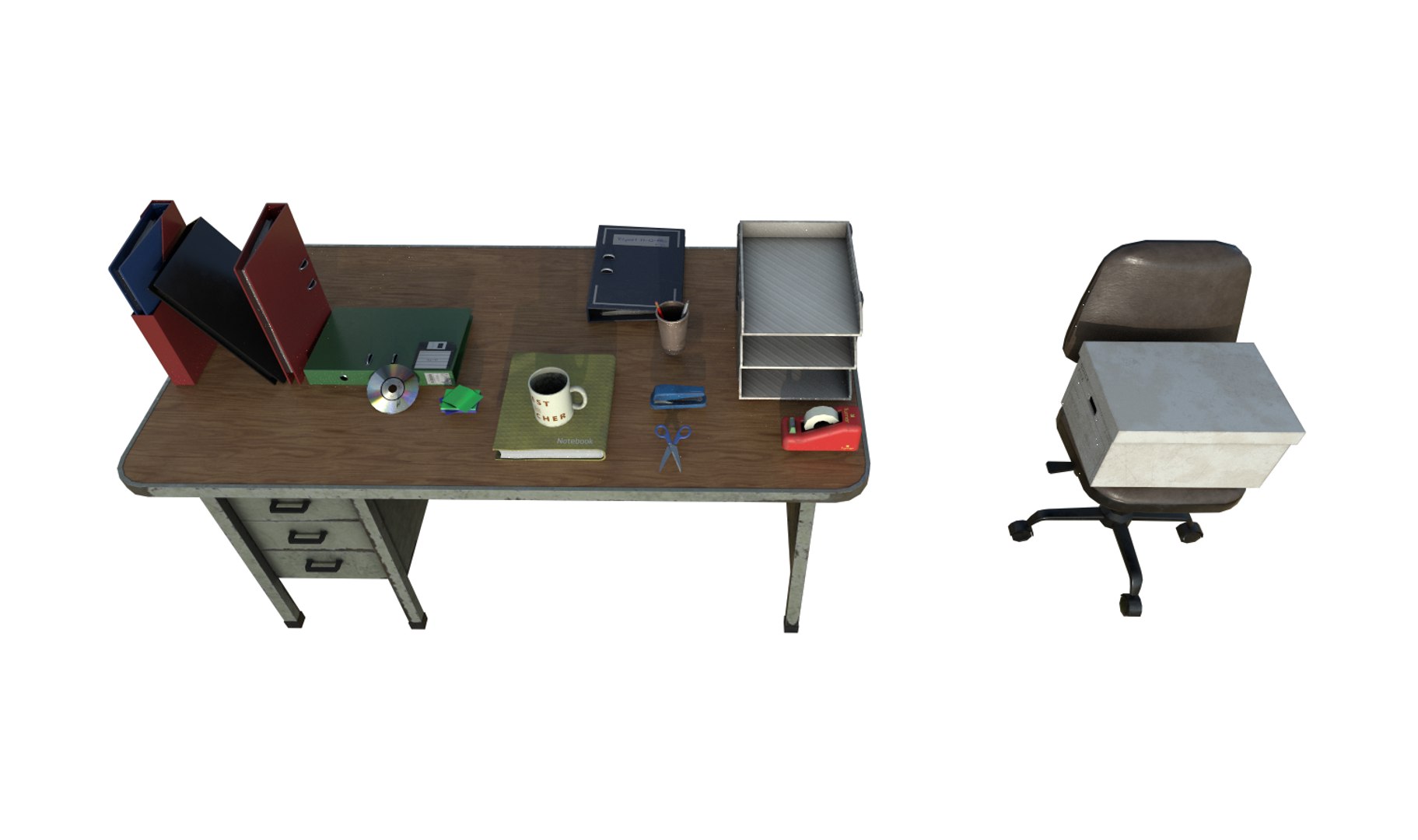 3D Office Props Pack 1 model - TurboSquid 2094960