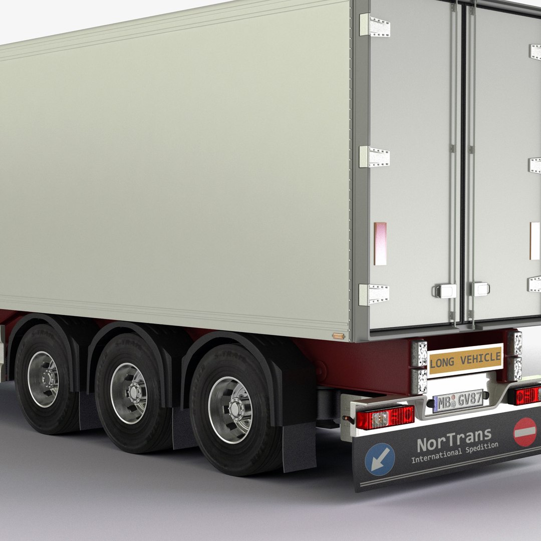 Box Trailer 3d Model