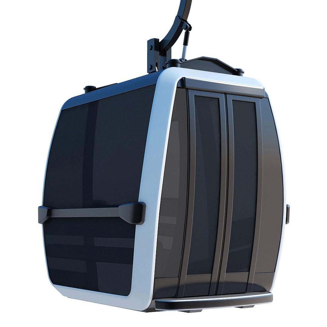 3D model cableway cable way - TurboSquid 1666217