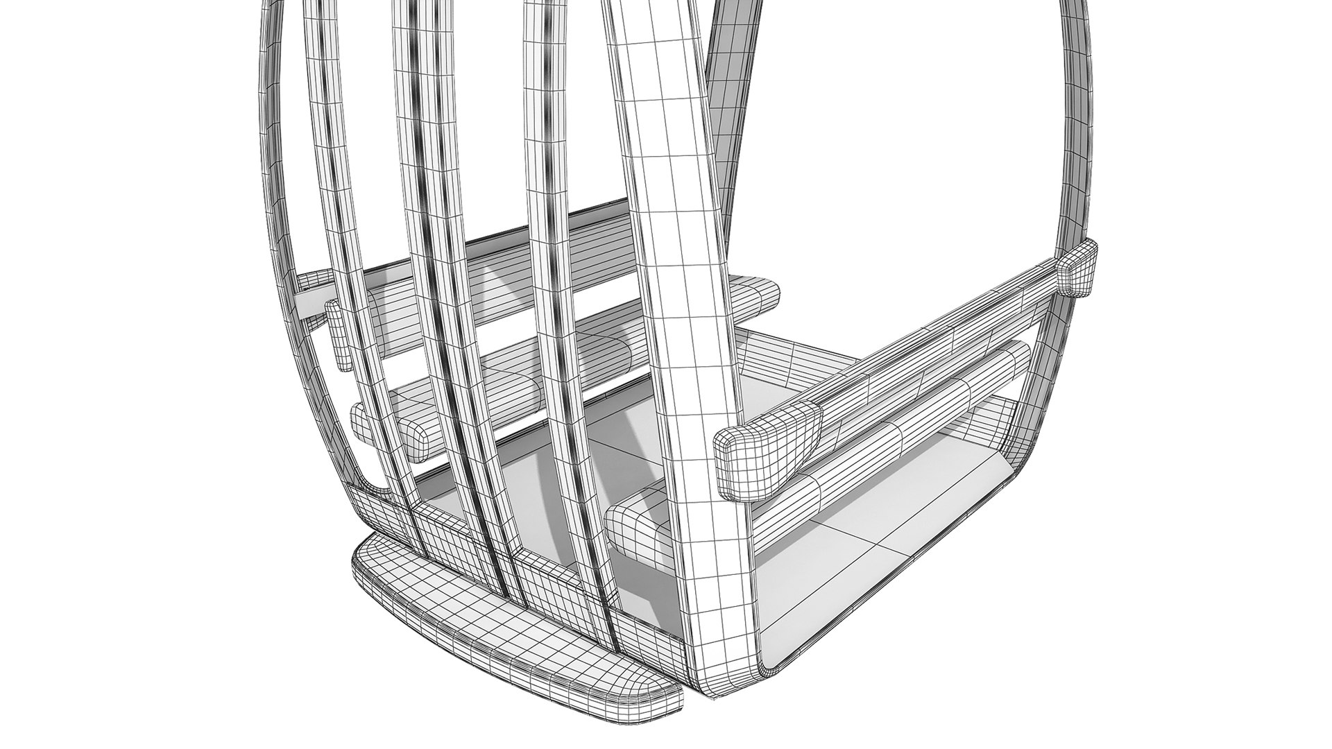 3D Model Cableway Cable Way - TurboSquid 1666217
