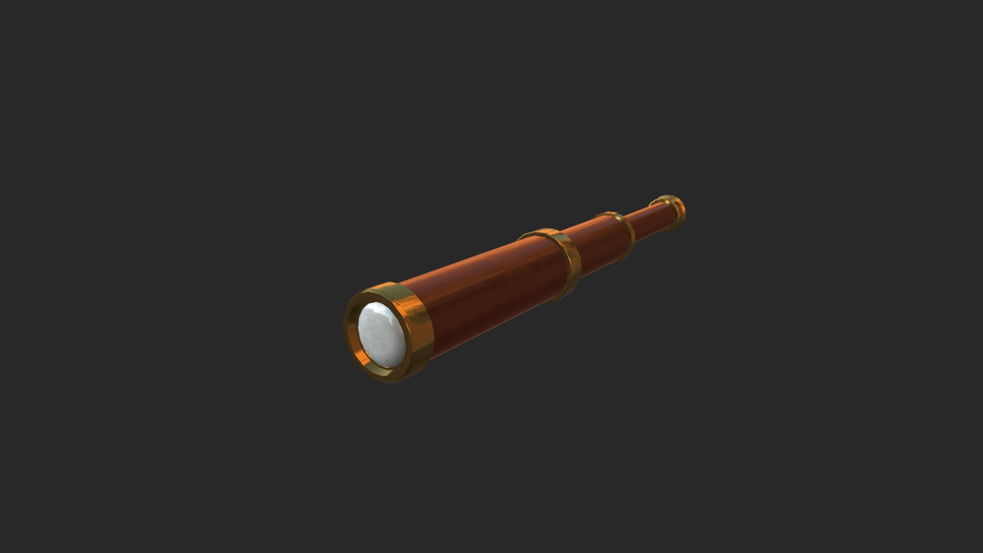 telescopic monocle 3d model