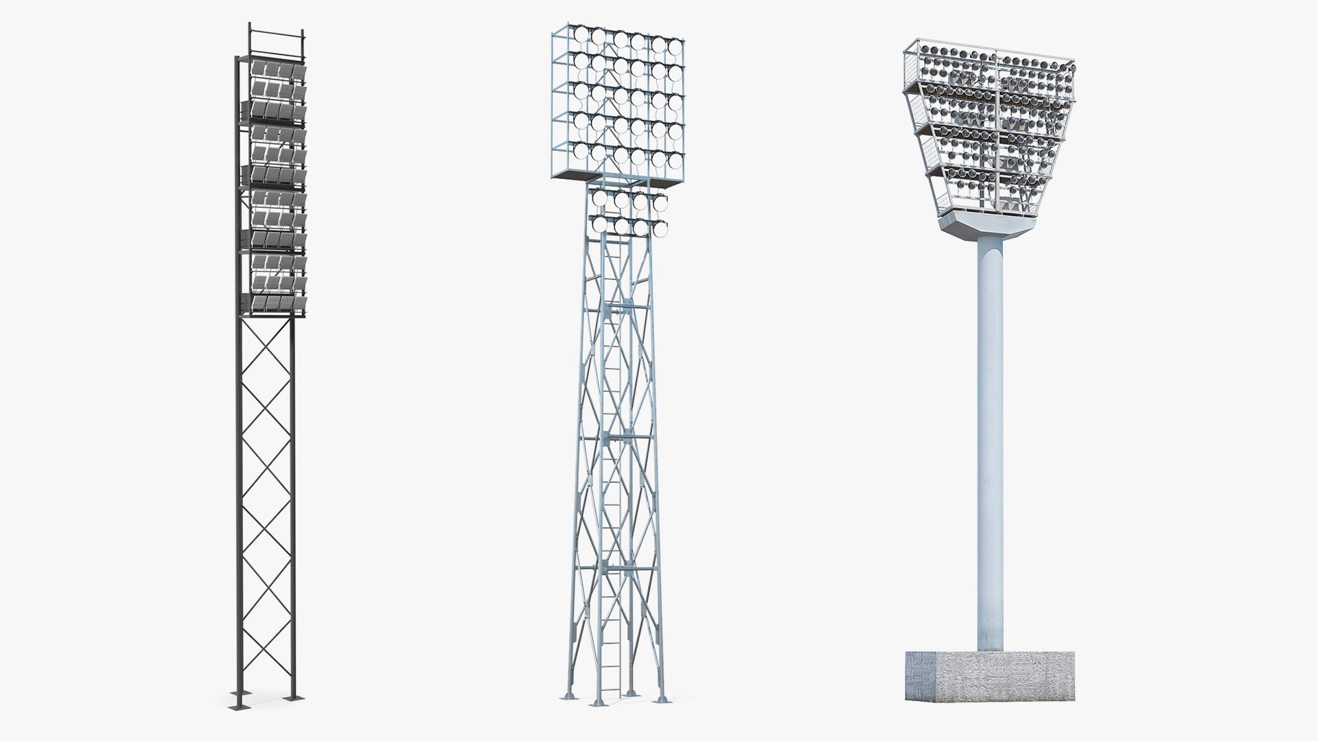 3D Stadium Lights Collection - TurboSquid 2211340