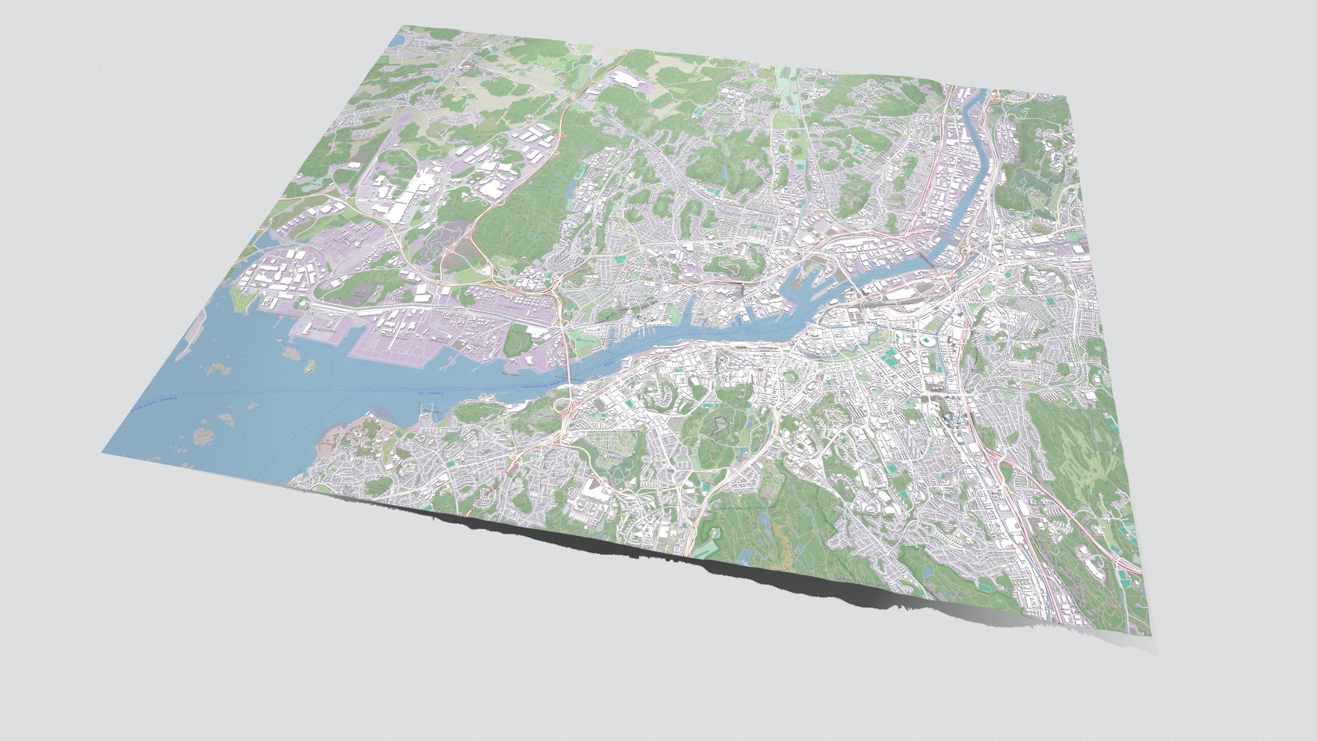 3D Cityscape Gothenburg Sweden model - TurboSquid 2178616