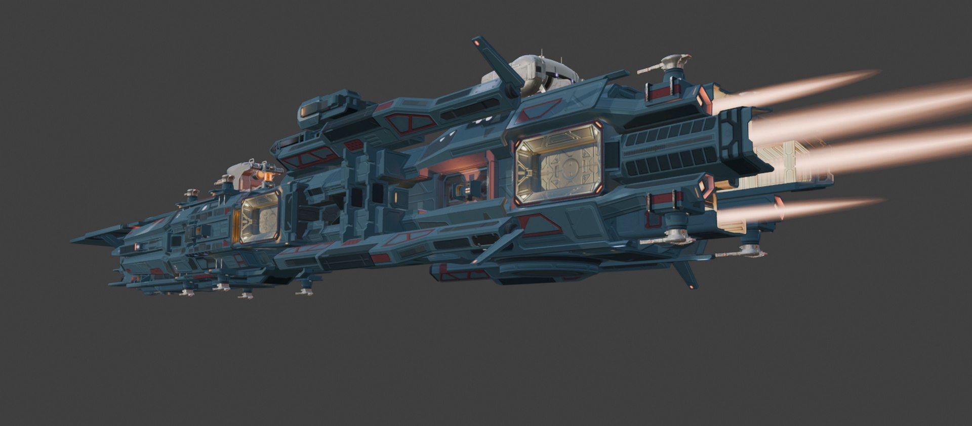 Star Galleon Solar Sail Freighter 3D Model - TurboSquid 2514904