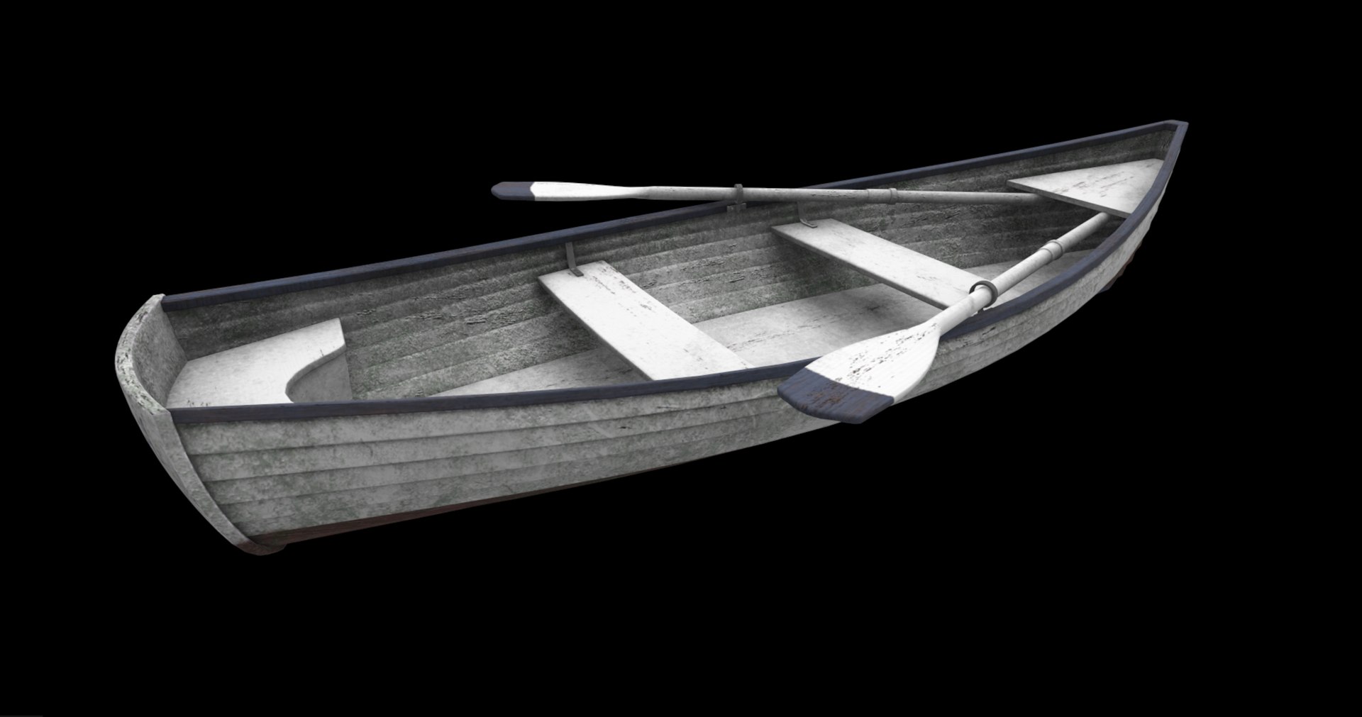 Rowing Boat 3D Model - TurboSquid 2280110