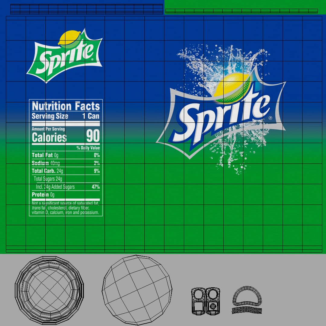 Sprite Set Model - TurboSquid 1631584