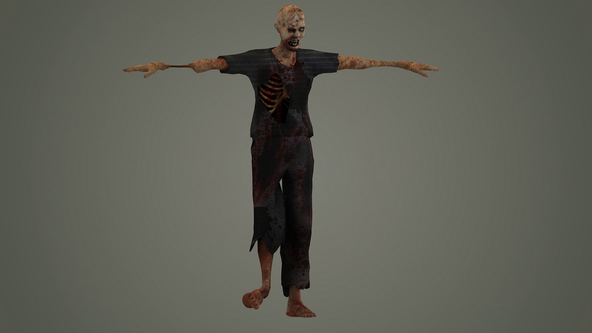 3D Zombie Zombies Character Creature Monster Horror Demon Model ...
