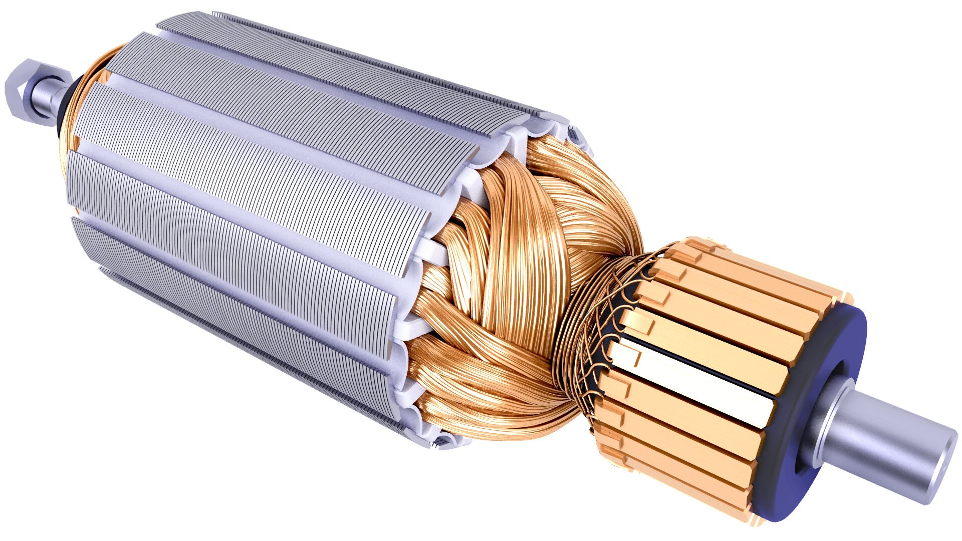 Professional 3 Electric Motor Rotors SET V6 3D - TurboSquid 2401373