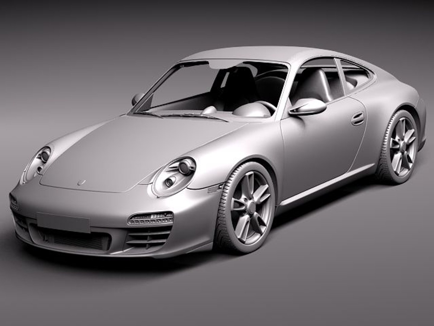 porsche 911 carrera 997 3d model