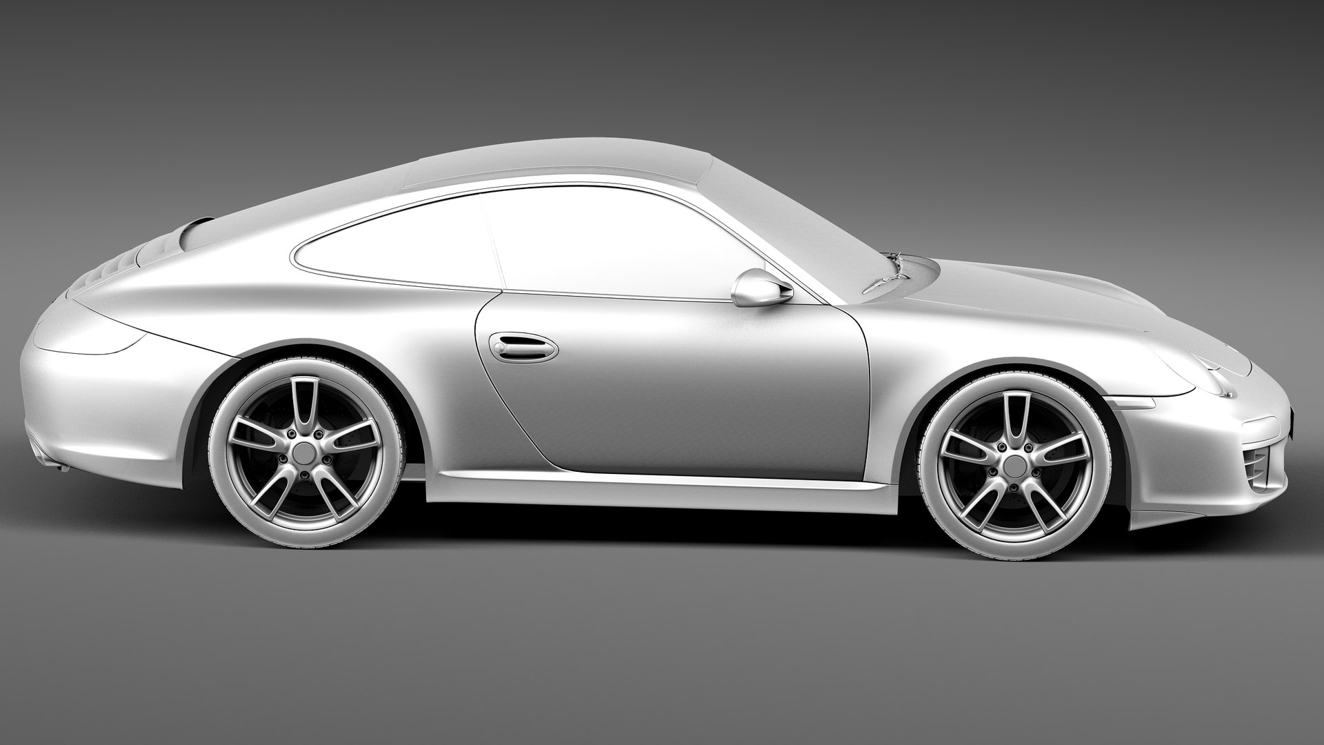 Porsche 911 Carrera 997 3d Model