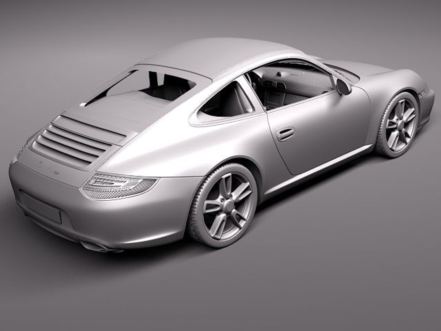 porsche 911 carrera 997 3d model
