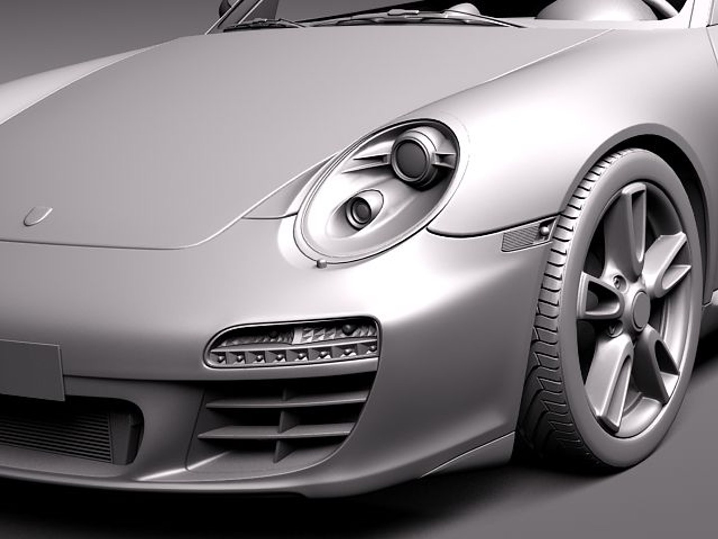 porsche 911 carrera 997 3d model