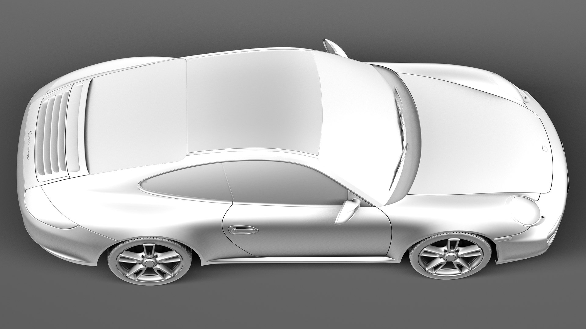 Porsche 911 Carrera 997 3d Model