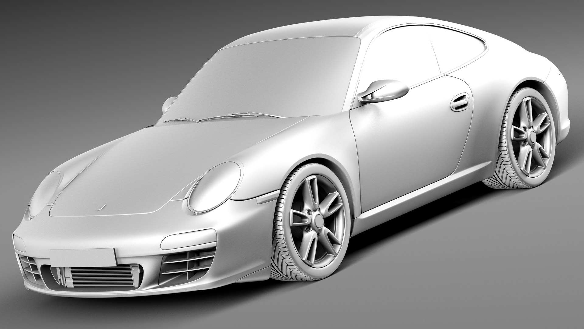 Porsche 911 Carrera 997 3d Model