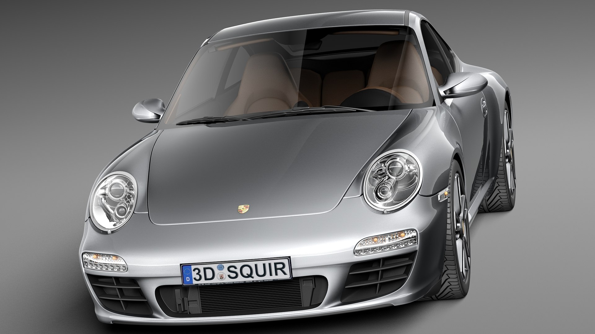 Porsche 911 Carrera 997 3d Model