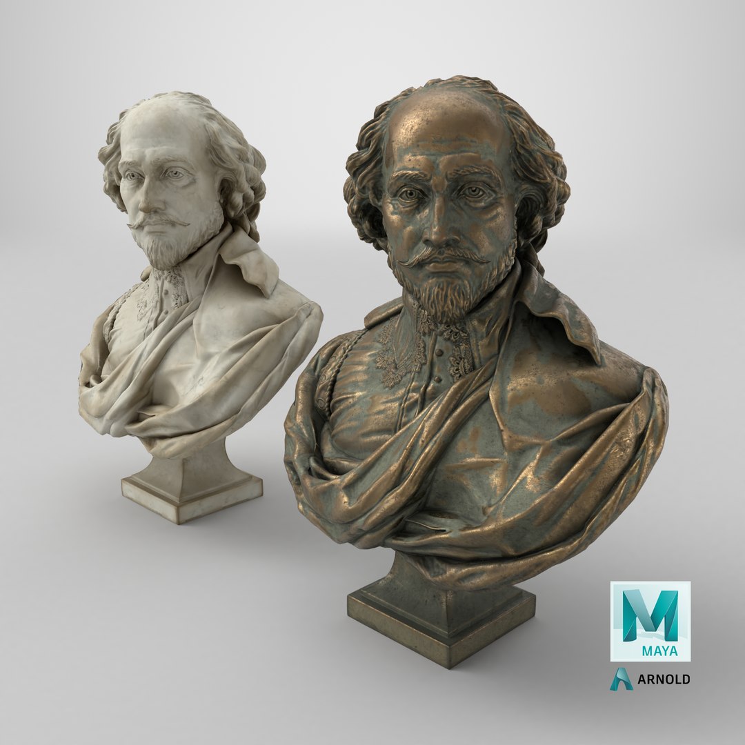 Decorative Bust Shakespeare Max