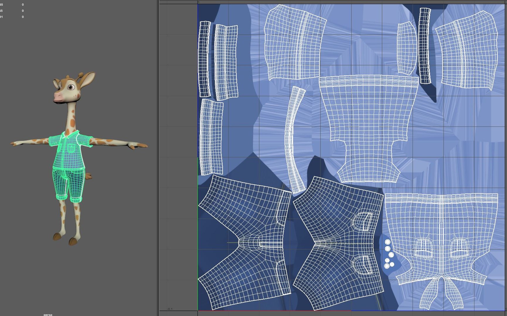 Cartoon Giraffe 3D - TurboSquid 2309425